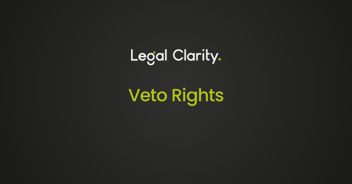 Veto Rights